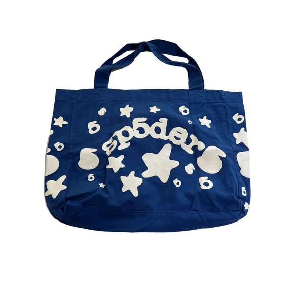 Sp5der | Bags | Sp5der Beluga Tote Bag In Blue | Poshmark